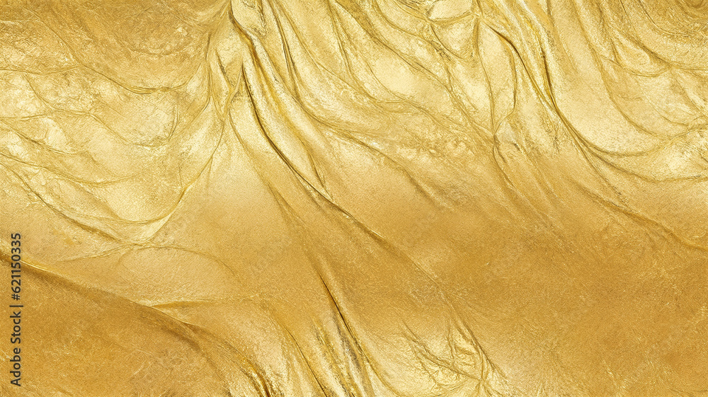Gold foil texture background with highlights and uneven surface Stock ...