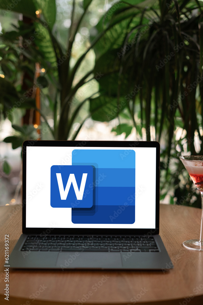 Odessa, Ukraine - June 14, 2023: logo of Microsoft Word, a word ...