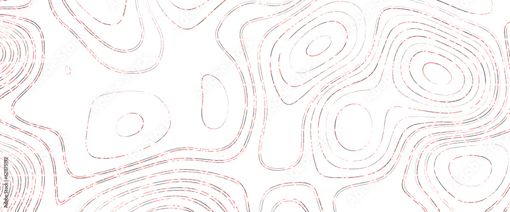 Topographic map lines. actual topography map, futuristic seamless ...