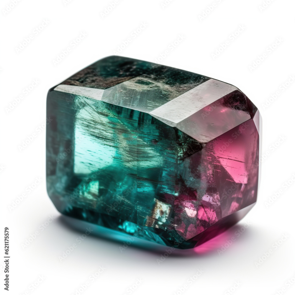 Tourmaline, isolated on transparent background cutout Stock Photo ...