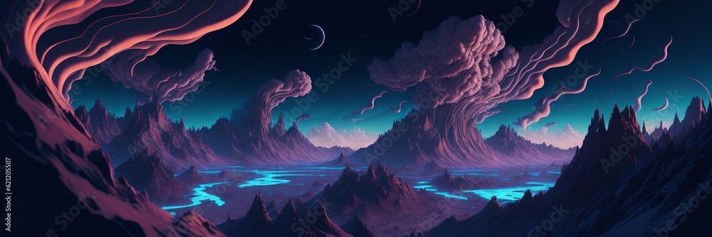 Moses Parting The Red Sea - AI Generative Stock Illustration | Adobe Stock