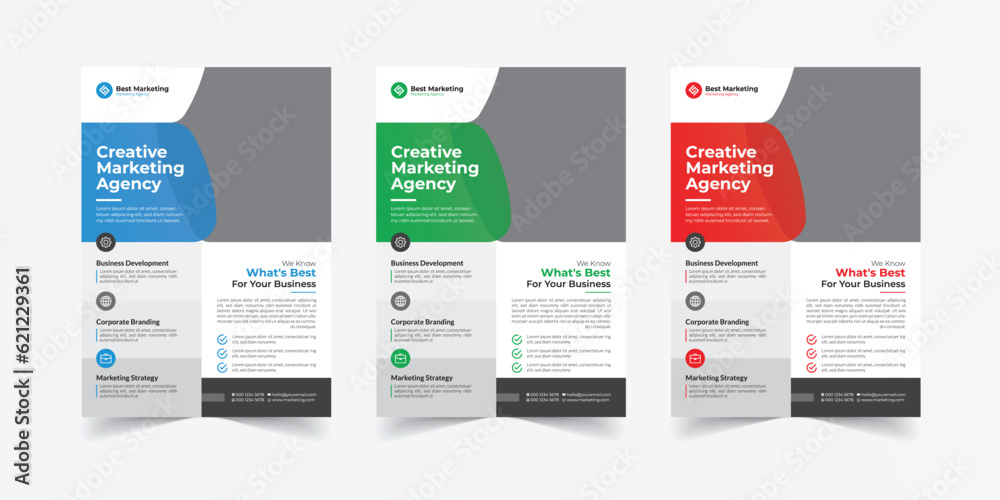 Flyer brochure cover design layout background, Corporate Business ...