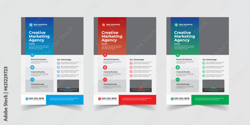 Flyer brochure cover design layout background, Corporate Business ...