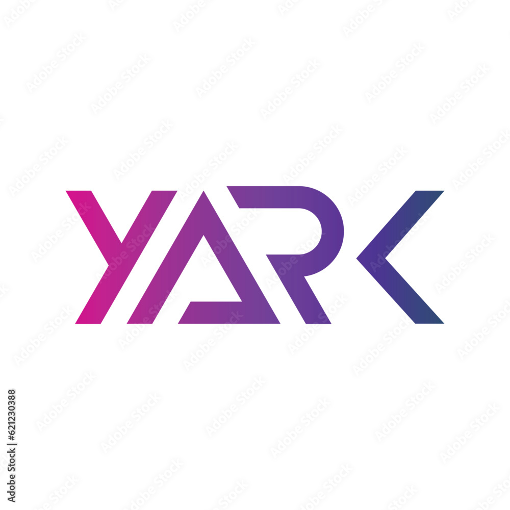 y a r k Letter Initial Logo Design Vector Illustration original ...