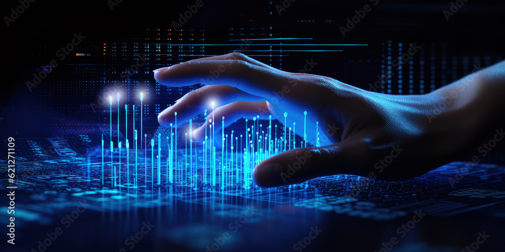 New generation of real time data visualization dashboard. market, share ...