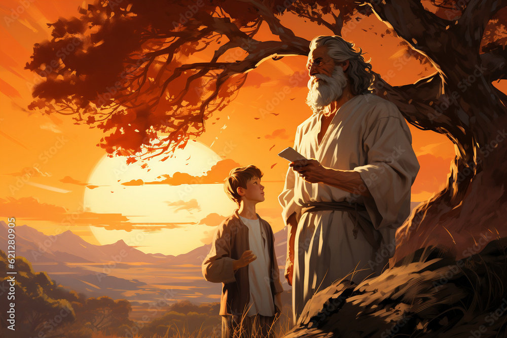 God made a covenant with Abraham, promising him descendants and land ...