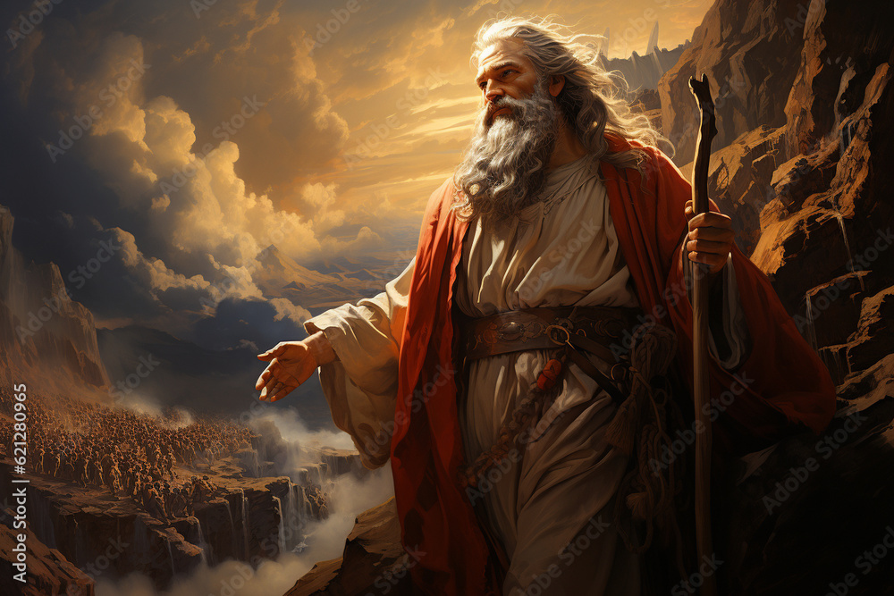 The story of Moses leading the Israelites out of slavery in Egypt is a ...