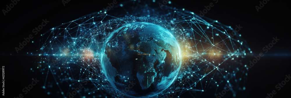 Worldwide Network Connection: Global Communication Technology, Internet ...