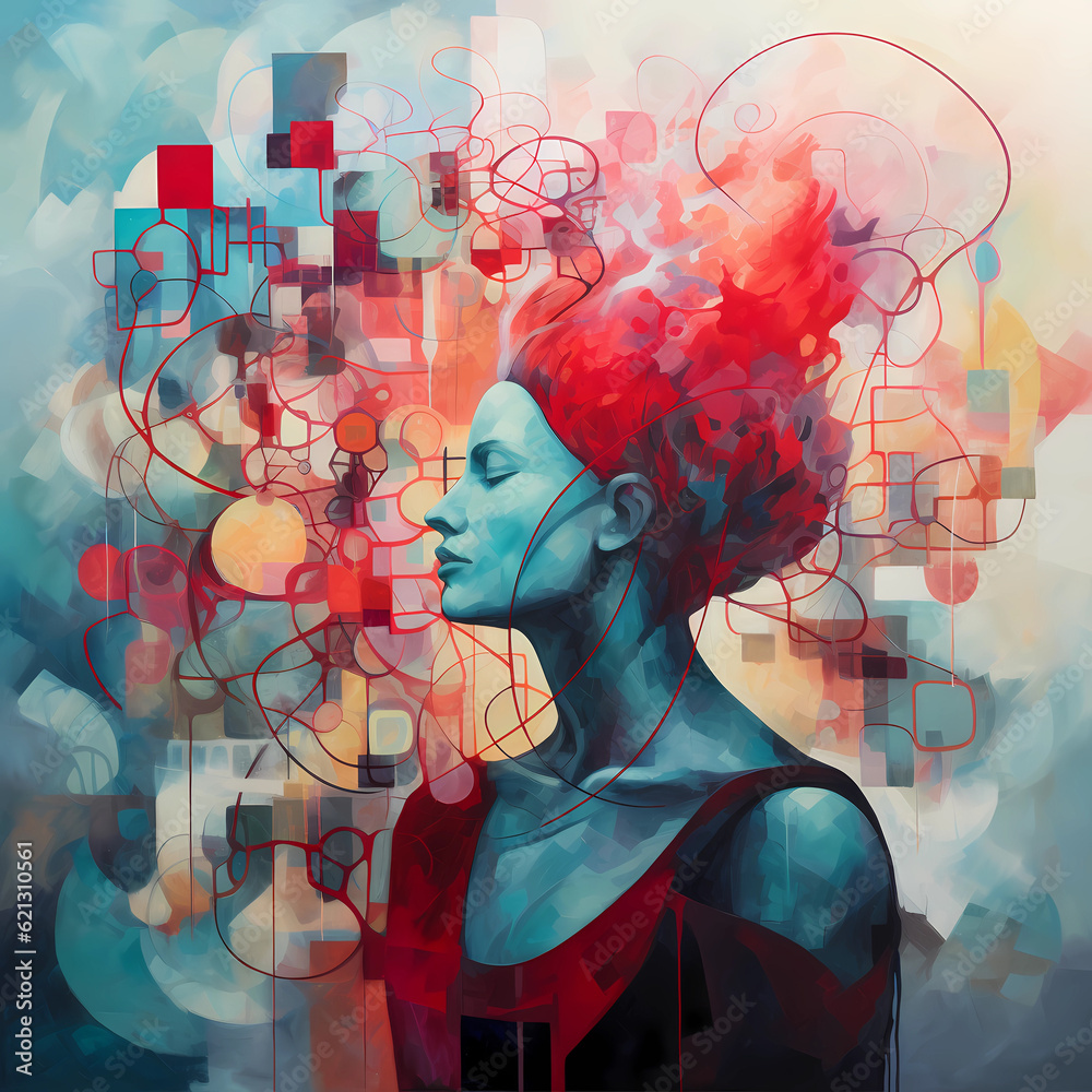 Powerful triumph over cancer - Abstract image depicting resilience and ...