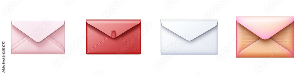 Envelope clipart collection, vector, icons isolated on transparent ...