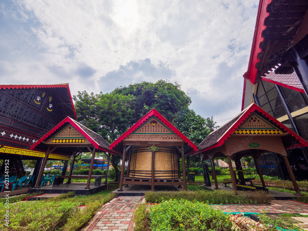 Jakarta, Indonesia (July 8, 2023): Acehnese traditional house or better ...