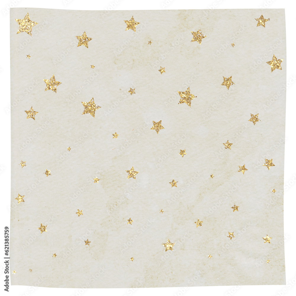 Paper texture gold moon and star background Note pad Sticky pad Shape ...