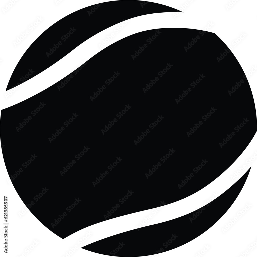 tennis ball icon in trendy flat style isolated on background. tennis ...