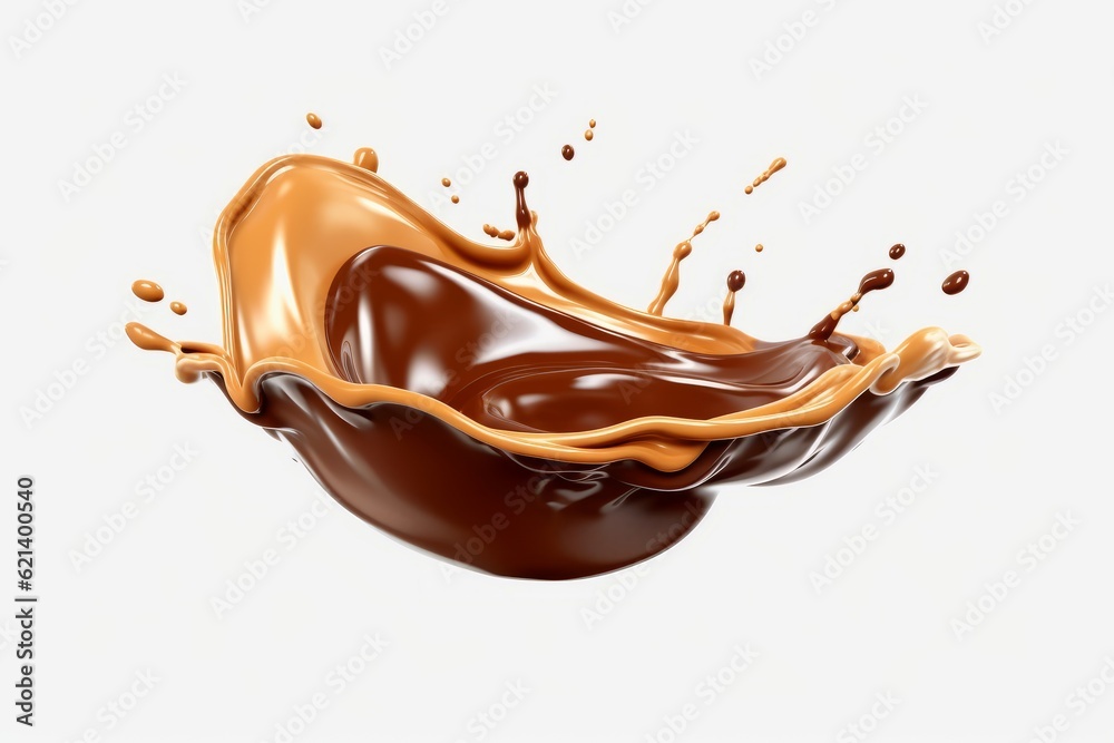3D Chocolate Liquid Splash Animation: Realistic and Deliciously Fun PNG ...