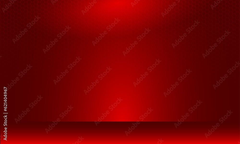 Abstract red background with gradient. vector red geometrical ...