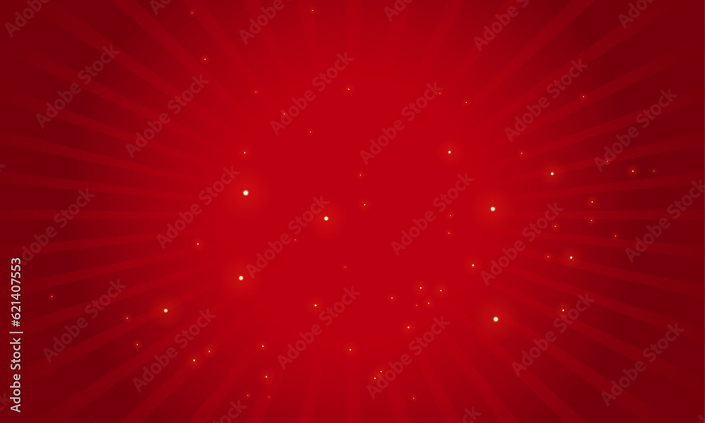 Vector red background stars and rays Stock Vector | Adobe Stock