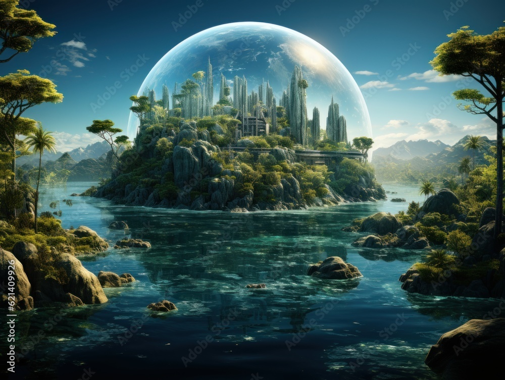 Rendered in high definition, a blend of realistic photo style with a ...