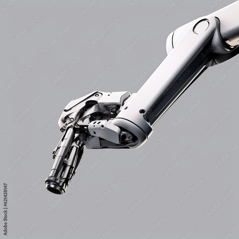 Robotic Arm Mechanical 3D Science Fiction Sci-fi Hand Assist Task Droid ...