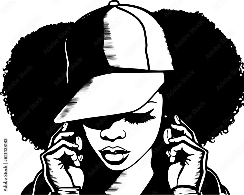 Black Woman Svg Afro Woman Svg Black Woman Silhouette Svg Strong
