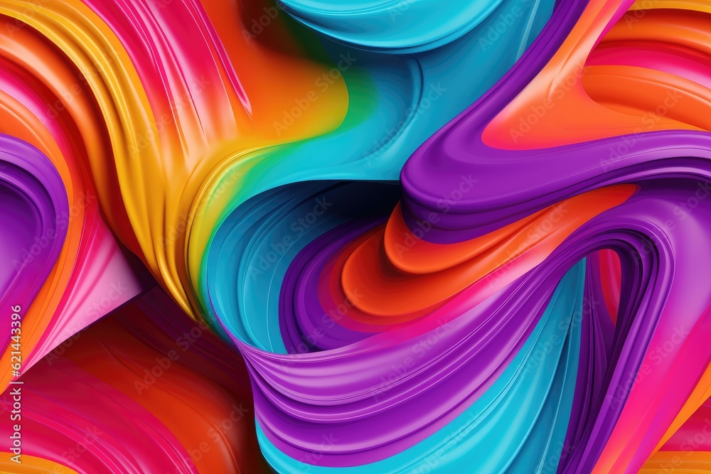 Color Paint Swirls Thick Seamless Texture Pattern Tiled Repeatable ...