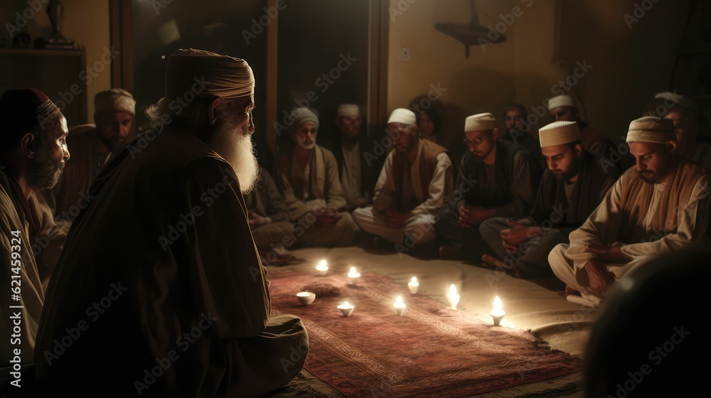 Sufi zikr, muslim dhikr Stock Illustration | Adobe Stock