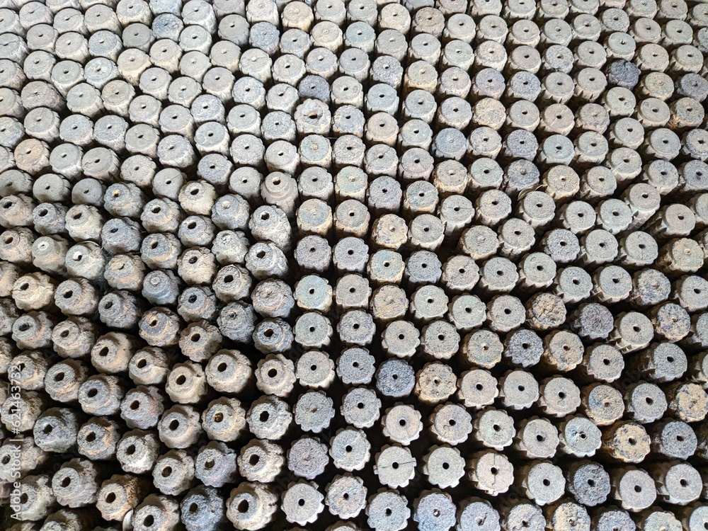 Foto de unexploded land mines and cluster bombs remains picked up all ...