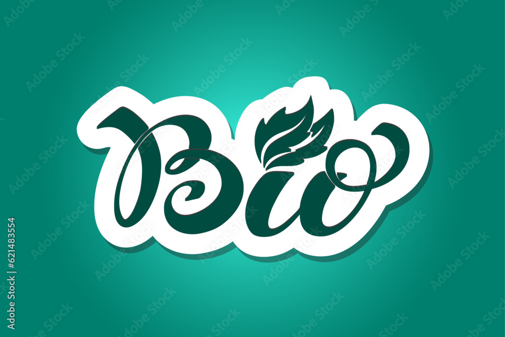 Bio logo. Vector image for labels, emblems for packaging healthy food ...
