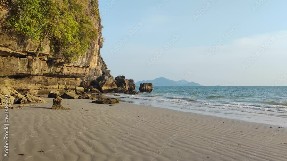 Landscape nature of Yong Ling Beach is beautiful beach with cave tunnel ...