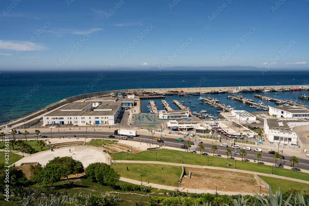 Lookout Point with panoramic views of the Tanger fishing fleet and ...