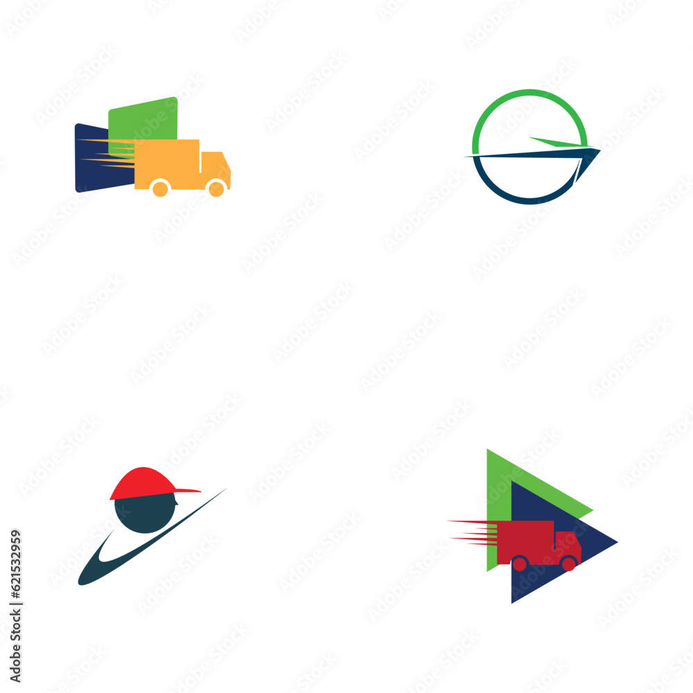 Delivery solution logo design,Delivery service, Delivery express logo ...