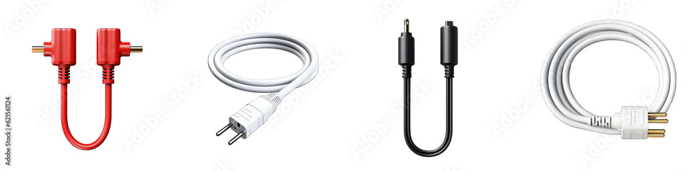 Power cord clipart collection, vector, icons isolated on transparent ...
