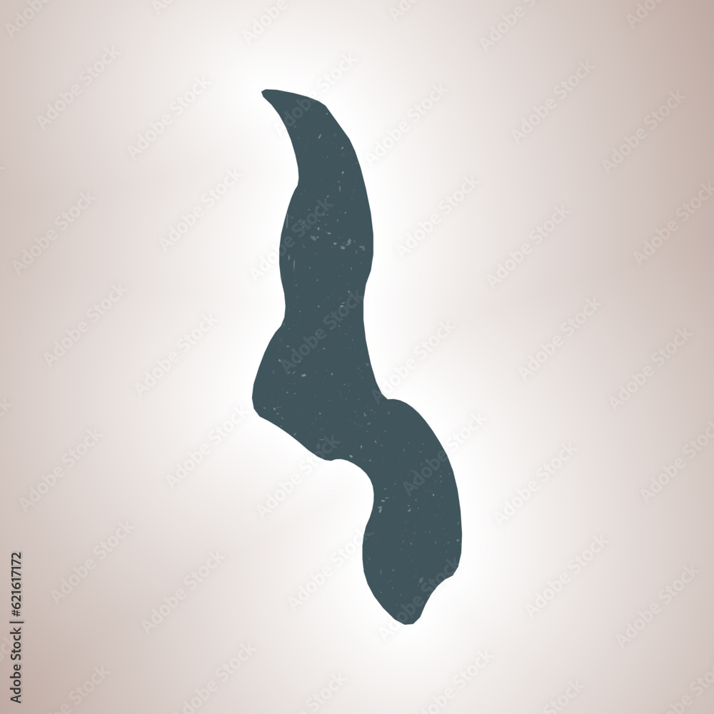 Malawi shape on gradient background. Country map with scratch texture ...