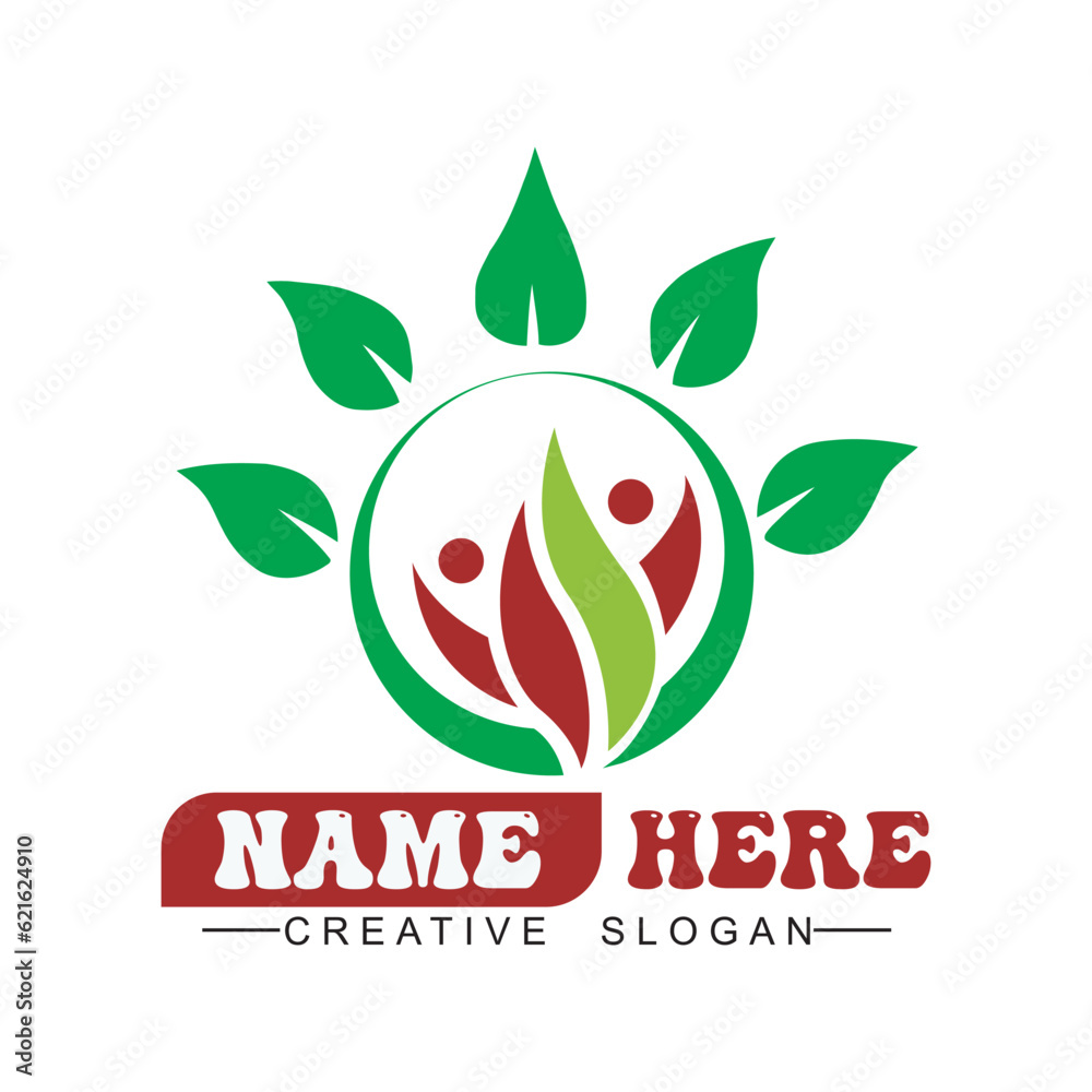 Created a strong unique logo with leaves. Created powerful unique ...