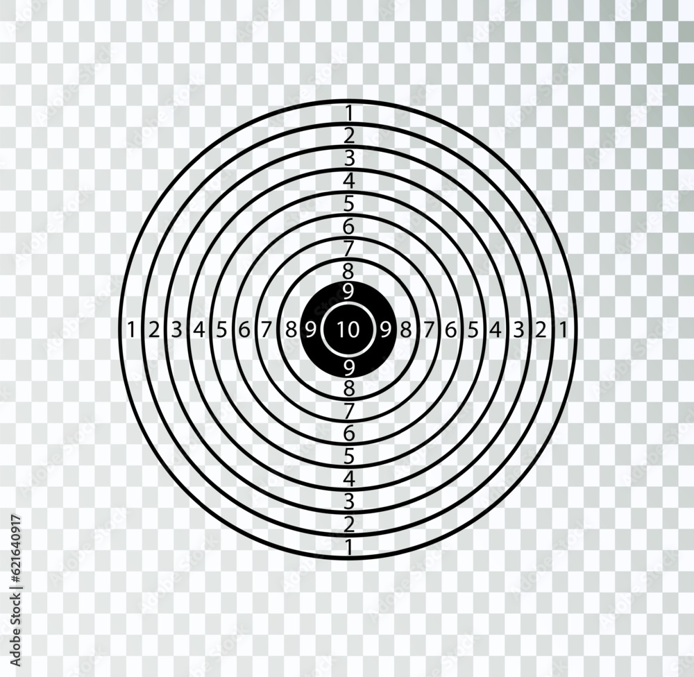 Target life size blank blank mockup for shooting from machine gun and ...