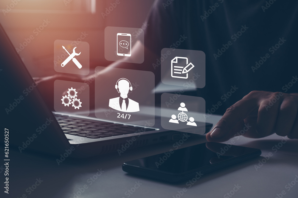 Technical Support Center Customer Service Internet Business Technology ...