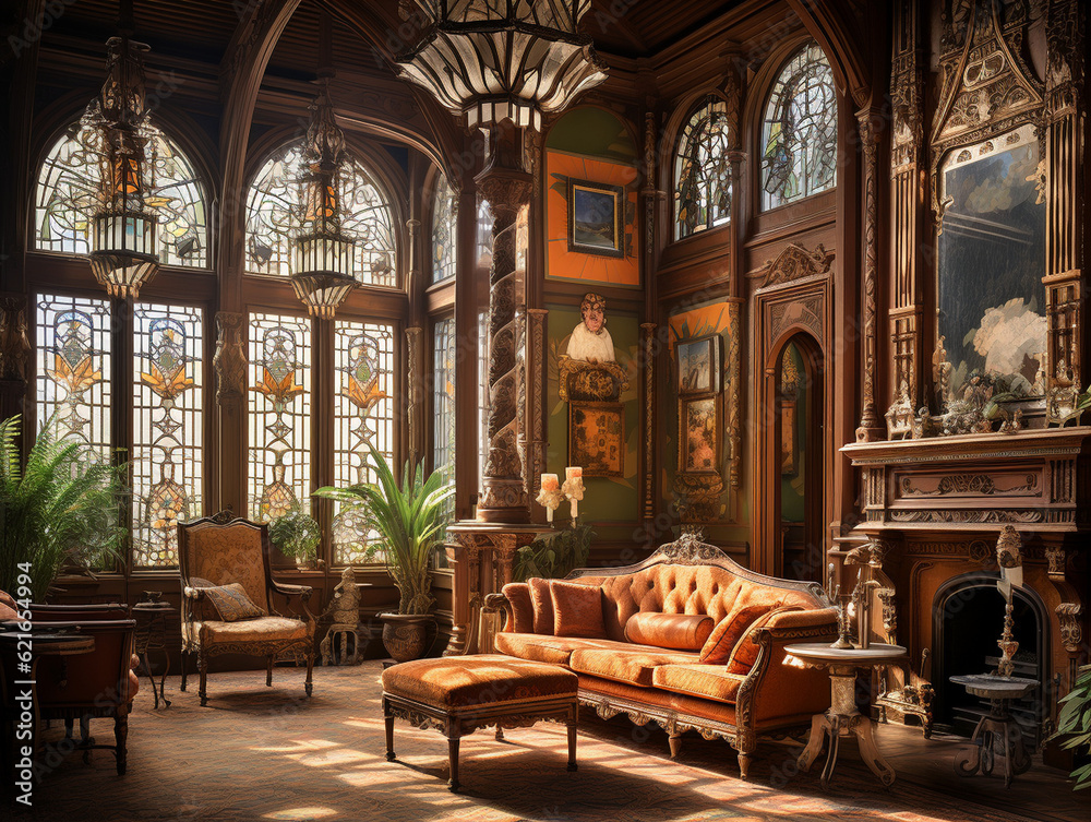 Timeless Elegance of Victorian Opulence: A Luxuriously Detailed ...