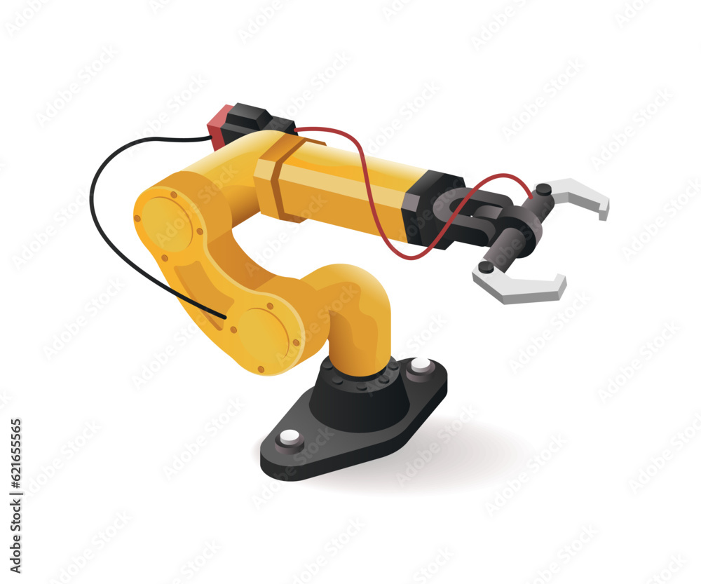 Car industry robot arm tool technology with artificial intelligence ...