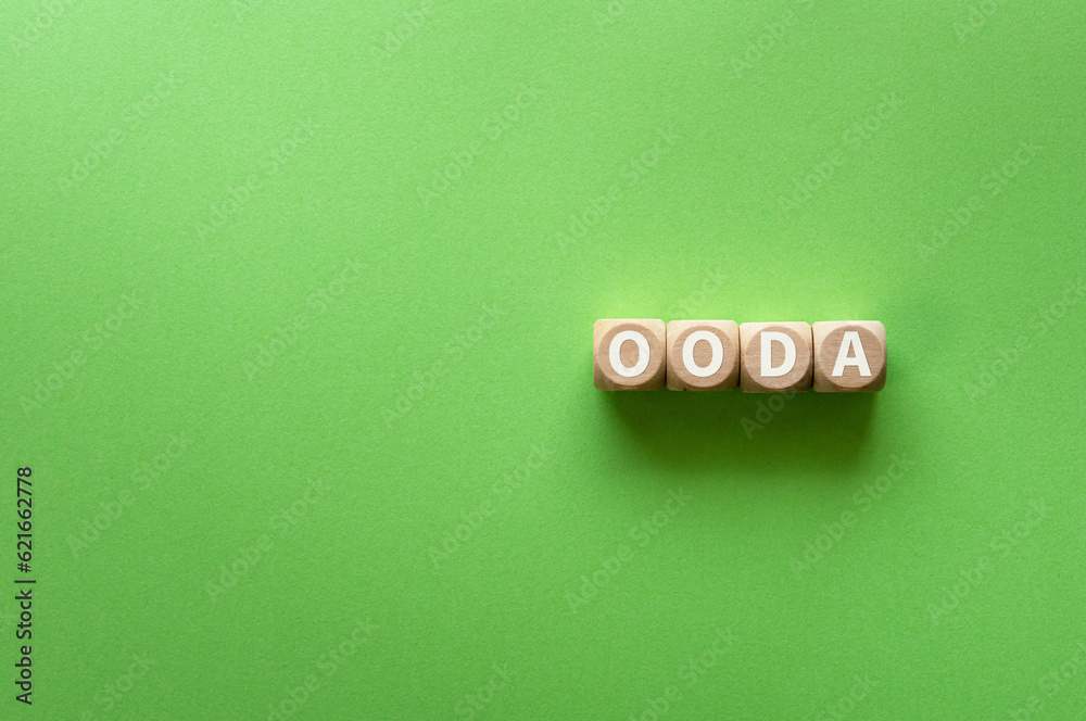 There is wood cube with the word OODA. It is an abbreviation for ...