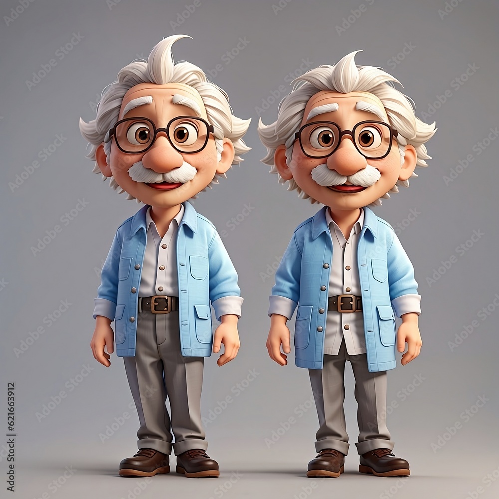 albert einstein as a rat face mascot only character with plain ...