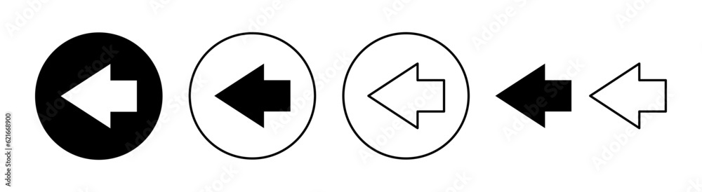 Arrow icon set for web and mobile app. Arrow sign and symbol for web ...