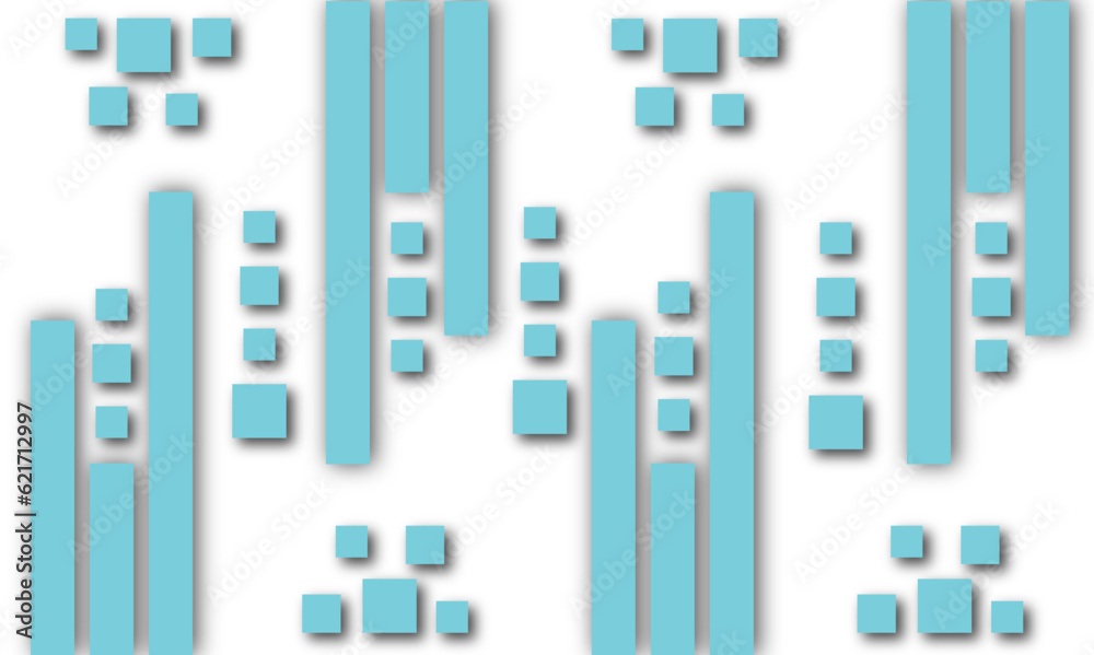 abstract blue background with squares and blue box with white ...