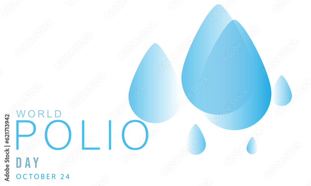 World Polio day. background, banner, card, poster, template. Vector ...