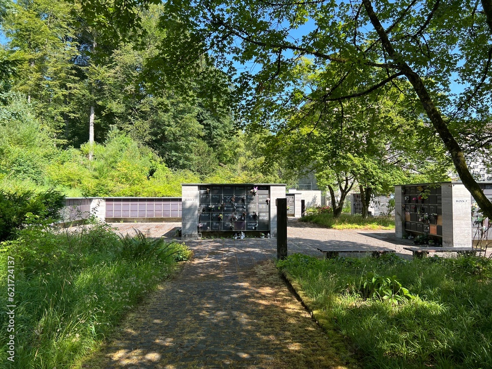 Nordheim cemetery or cemetery of Nordheim oder Friedhof Nordheim ...