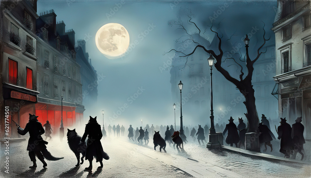 Werewolves, wolves and other monsters are hunting humans in the old ...