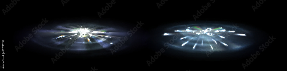 Crystal rainbow light flare overlay vector effect. Diamond prism ...