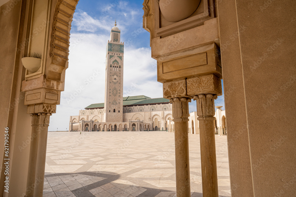 Hassain II Mosque Casablanca, Morocco. An example of Moroccan ...