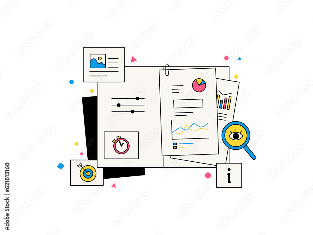 UI UX Illustration Design User Interface Experience Wireframe Layouting ...