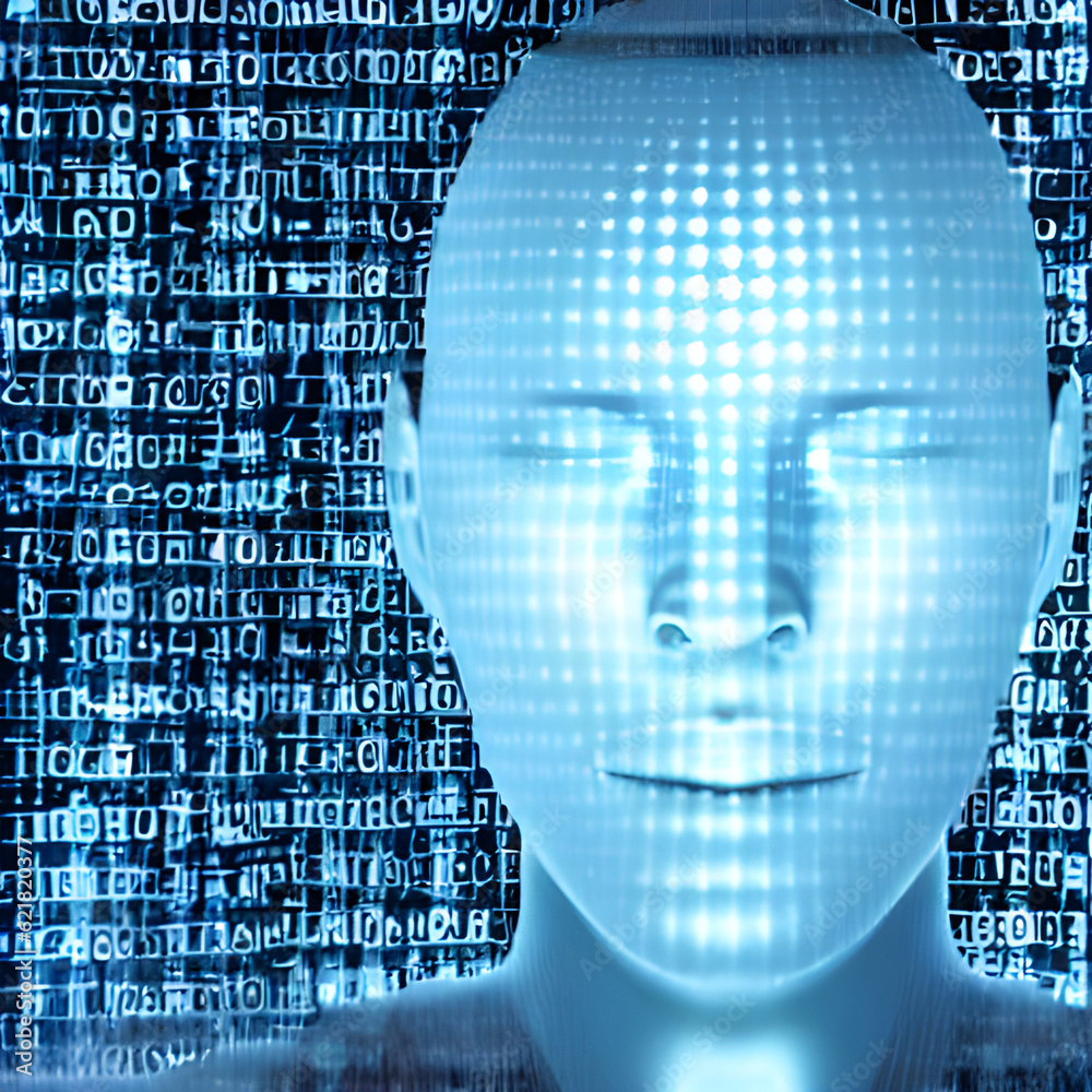 Bitcoin Artificial Intelligence Visual Representation Of Robust Cybersecurity Measures