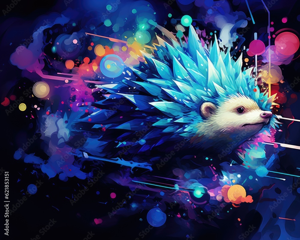 fluidity and unpredictability of watercolors by creating a dynamic and ...