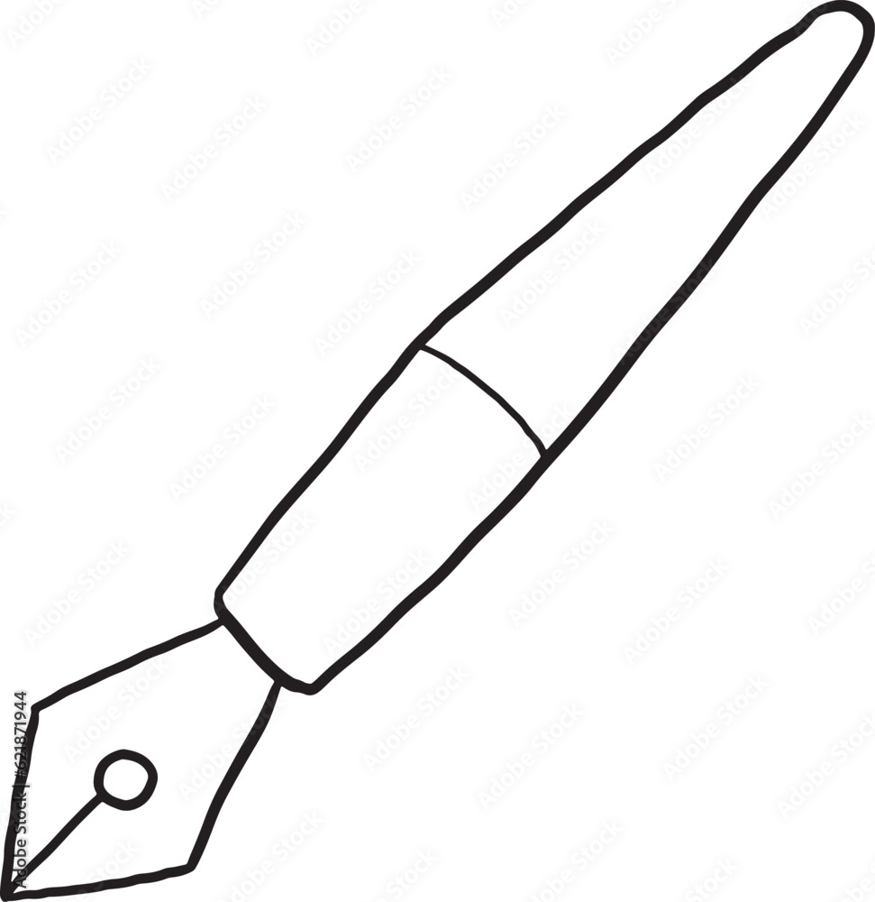 pen dotted line practice drawing cartoon doodle kawaii anime coloring ...